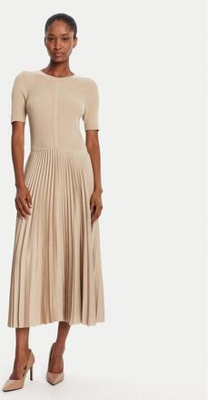 HUGO BOSS Kleid f&uuml;r den Alltag Fadridi 50535658 Beige Regular Fit