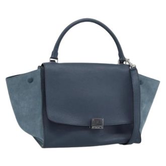 Celine Sac &agrave; main vintage doccasion - Femme - Pre-owned - Bleu - Taille: ONE Size