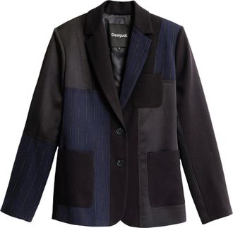 Desigual Femme, Vestes, Bleu, Taille: 42 FR AME Margi Blazer