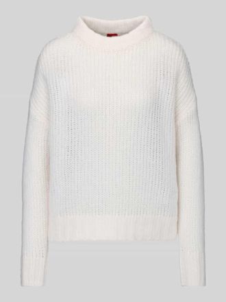 HUGO BOSS Oversized Pullover aus Woll-Mix aus Alpaka-Anteil Modell Sloossy