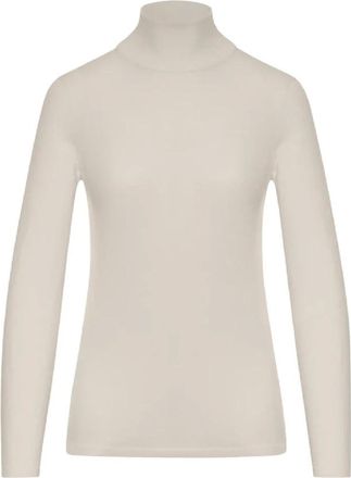 Max Mara Femme, Pulls, Beige, Taille: 40 FR Meana Turtleneck