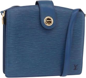 Louis Vuitton Sac bandouli&egrave;re en cuir Epi Pre-owned - Femme - Pre-owned - Bleu - Taille: ONE Size