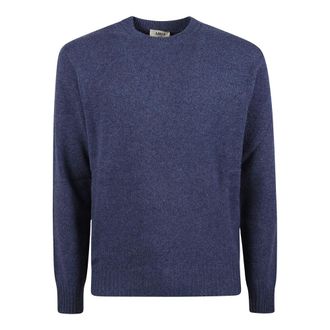 Altea Rundhals-Pullover Regular Fit - - Knitwear - Herren - Blau - M