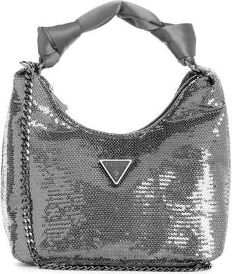 Guess Velina Hobo, Soir&eacute;e, Sequins Femme, &eacute;tain, Taille Unique