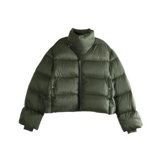 Rick Owens Gepolsterte Olivgr&uuml;ne Asymmetrische Jacke - - Jackets - Herren - Gr&uuml;n - M