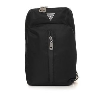 Guess Stilvolle Schultertasche mit Vordertasche - - Bags - Herren - Schwarzk - ONE SIZE