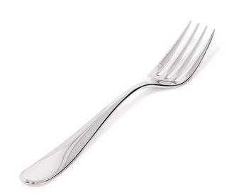 Alessi 5180/12 Nuovo Milano Fourchette de Service en Acier Inoxydable 18/10 Brillant, Argent