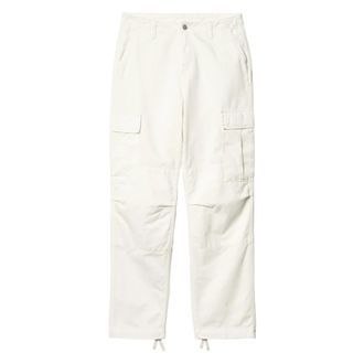 Carhartt Work in Progress Cargo Hose mit Seitentaschen - - Trousers - Herren - Wei&szlig; - W30