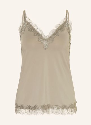 Rosemunde Top Billie Mit Spitze gruen