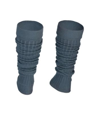 Ateena Stulpen Damen aus Baumwolle, Warm und Bequem Beinlinge, Sportgeschenk, Beinw&auml;rmer fur Damen, Beinstulpen in Einheitsgr&ouml;&szlig;e Dunkelgrau