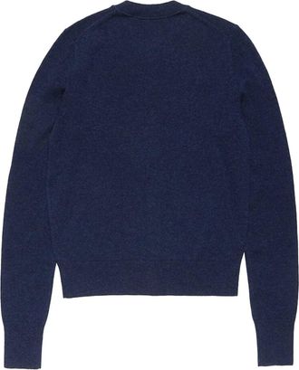 Acne Studios Wool-Blend Fitted Cardigan - Navy