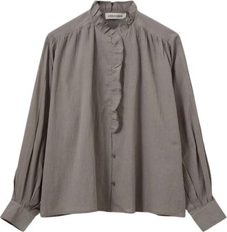 Sofie Schnoor Femme, Blouses et Chemises, Gris, Taille: 42 FR Chemises