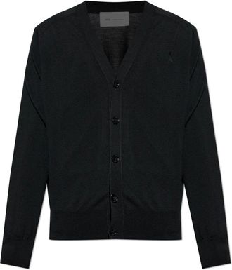 Ami Homme, Pulls, Noir, Taille: XS Wool Cardigan