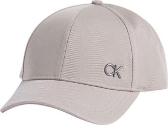 Calvin Klein CK Bombed Metal BB Cap PEO - Grey One Size, PEO - GREY, One size
