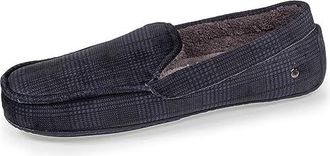 Isotoner Chaussons pantoufles Mocassins homme ultra confortables et légers, 41 EU, marine