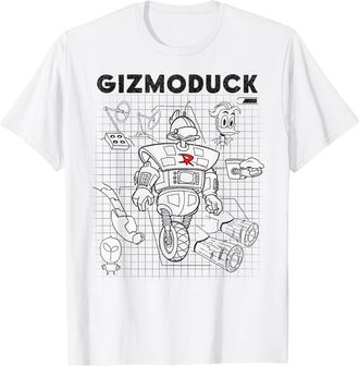 Disney DuckTales Gizmoduck Schematics T-Shirt