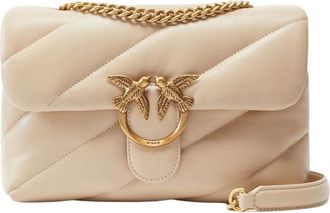 Pinko Pinko, Femme, Sacs, Beige, Taille: ONE Size Love Puff Classic