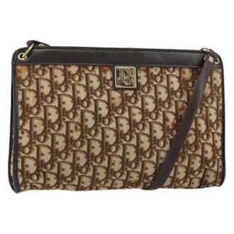 Dior Pre-owned Vintage Trotter Schultertasche - - Pre-owned - Damen - Beige - ONE SIZE