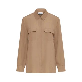 Marella Femme, Blouses et Chemises, Beige, Taille: 38 FR Chemises