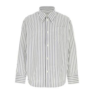 Ami Homme, Chemises, Multicolore, Taille: M Chemise Large Manches Longues &Agrave; Col Pointu Et Ami De En Relief