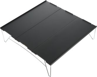 Cabilock BUGUUYO Klappbarer Ultraleichter Outdoor campingtisch aus Aluminiumlegierung Tragbarer Faltbarer Picknicktisch Kompakter Tisch f&uuml;r Garten Balkon Stran