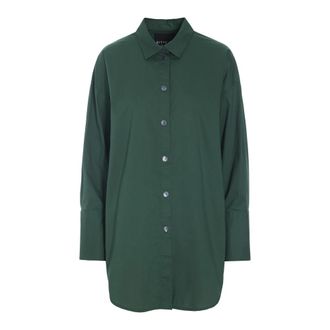 Bitte Kai Rand Femme, Blouses et Chemises, Vert, Taille: 42 FR Core Cotton Oversize Shirt