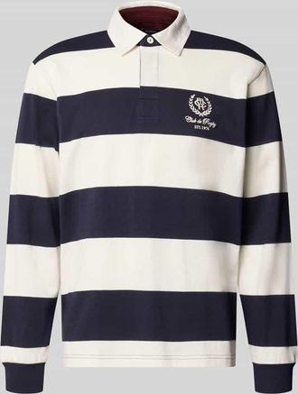 Mc Neal Regular Fit Rugbyshirt mit Logo-Stitching