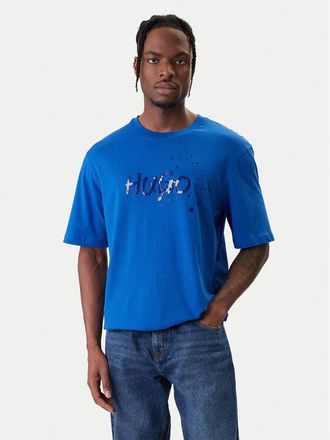 HUGO BOSS T-Shirt Nierofix 50554369 Blau Regular Fit