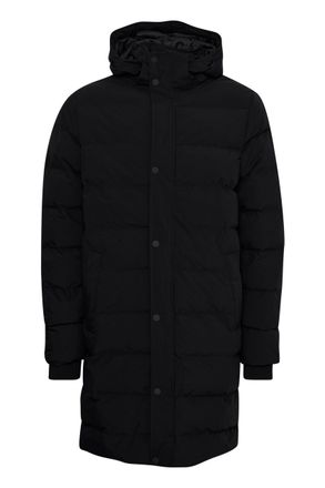 North Bend NBPaolo Herren Parka wasserabweisend winddicht modischer Steppparka mit Kapuze, Größe:2XL, Farbe:Black (1001)