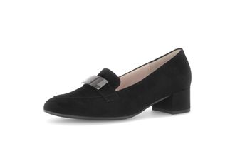 Gabor Damen Hochfront Pumps, Frauen Absatzschuhe,Abendschuhe,Court Shoes,stöckelschuhe,Businessschuhe,büro,schwarz(Altsilber),42.5 EU / 8.5 UK