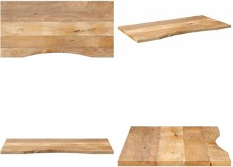 vidaXL Vidaxl - Schreibtischplatte mit Aussparung 120x60x2,5cm Massivholz Mango