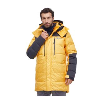 Jack Wolfskin 1995 Series Cook Hooded Jacket - Homme - Sport - Jaune - Taille: S