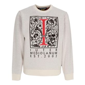 Iuter K&uuml;sten Jumper Pullover mit Druckdetail - - Knitwear - Herren - Grau - XL