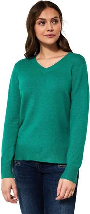 Cecil Damen B302097 Strickpullover, smaragd Green, S