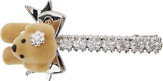 Yvmin Yvmin, Femme, Accessoires, Brun, Taille: ONE Size Puppy Bowknot Thin Hair Pin