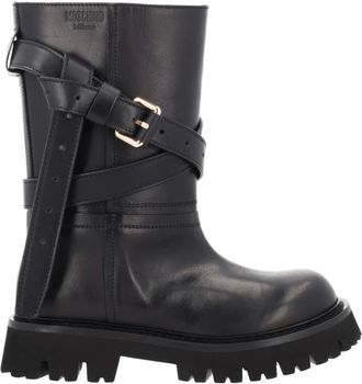 Moschino Homme, Chaussures, Noir, Taille: 40 EU Bottes &agrave; cheville
