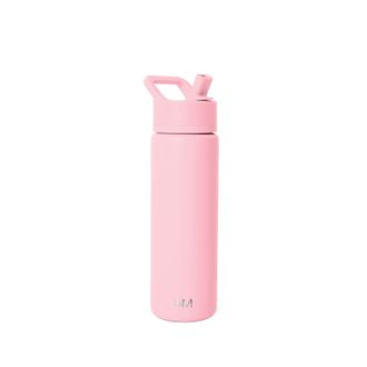 Simple Modern Trinkflasche mit Strohhalm | Wasserflasche Edelstahl Isolierte f&uuml;r den Sport Fitnessstudio | Summit | 650ml | Blush