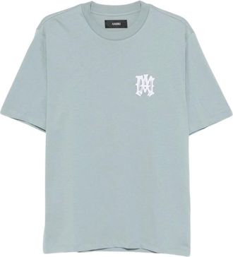 Amiri Homme, Tops, Bleu, Taille: XL Core Logo Crew Neck T-Shirt