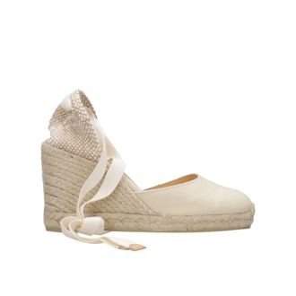 Castaner Femme, Chaussures, Blanc, Taille: 35 EU Espadrilles compens&eacute;es en toile