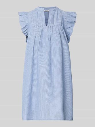 Mbym Knielanges Kleid mit R&uuml;schen&auml;rmeln Modell Gemala