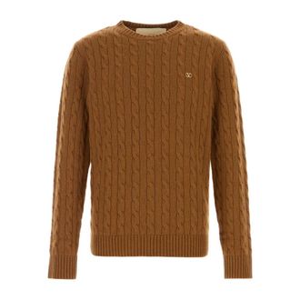 Valentino Garavani Homme, Pulls, Brun, Taille: S Maglia VLogo Signa