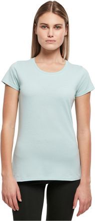 Build Your Brand Damen T-Shirt Ladies Basic Tee Oceanblue 4XL