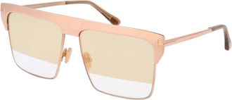 Tom Ford West Sonnenbrille - - Accessories - unisex - Rosa - 59 MM