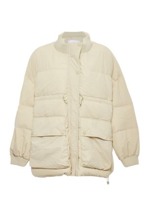 Mymo Jacke Damen Wollwei&szlig;