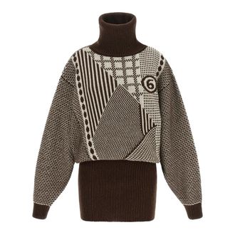 Maison Margiela Damen, Kleider, Braun, SGr&ouml;&szlig;e