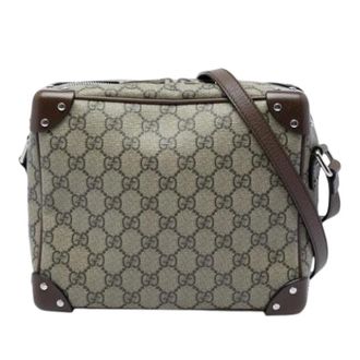 Gucci Sac bandouli&egrave;re en toile enduite Pre-owned - Femme - Pre-owned - Beige - Taille: ONE Size