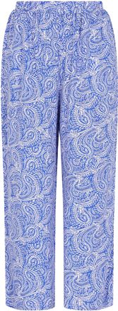 Usha Hose Frauen blau wei&szlig;