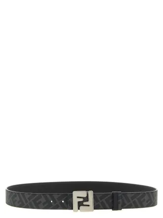 Fendi Mens Multicolor Calfskin Regular Belt