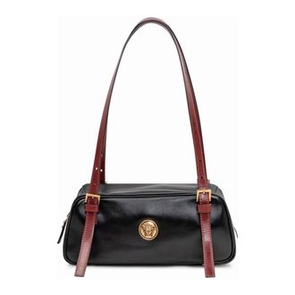 Versace Kleine Schultertasche mit Medusa-Applikation - - Bags - Damen - Schwarzk - ONE SIZE