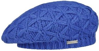 Seeberger Annelie B&eacute;ret en tricot pour femme, Bleu roi, 6 3/4/7 3/8